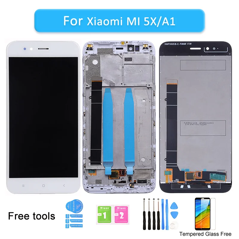 5.5'' Original LCD For Xiaomi Mi A1 LCD Display Touch Screen Digitizer ...