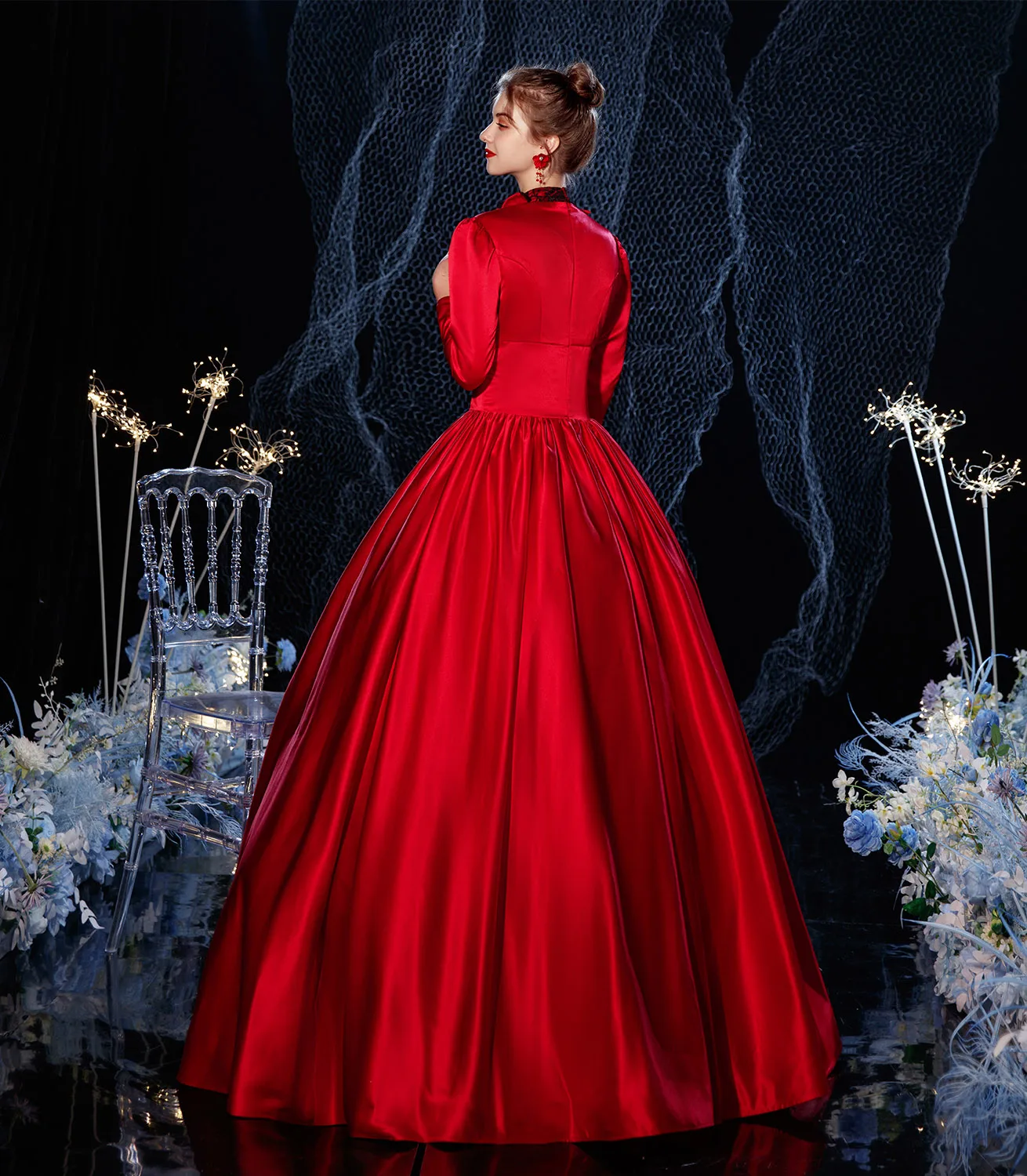 Red Victorian Dress Costume