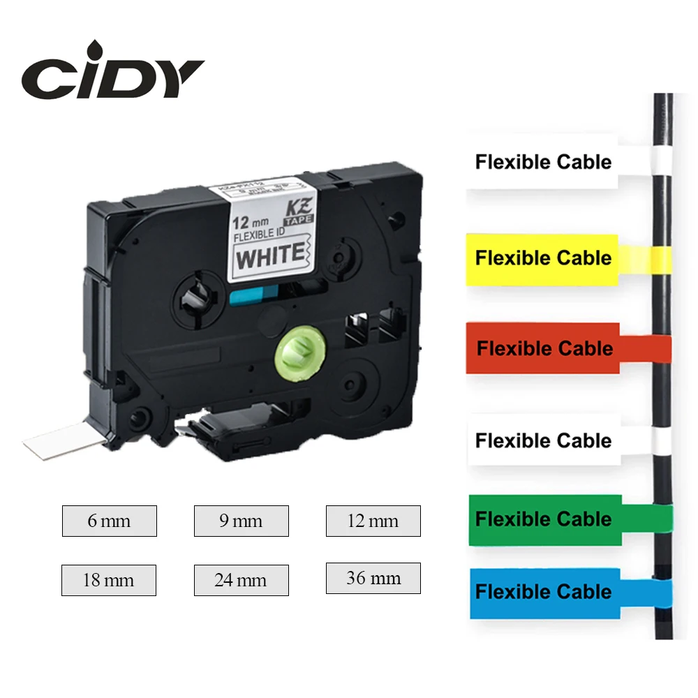 CIDY Multicolor compatible Tze-FX231 tze-fx131 tze-fx631 fx221 Flexible ...