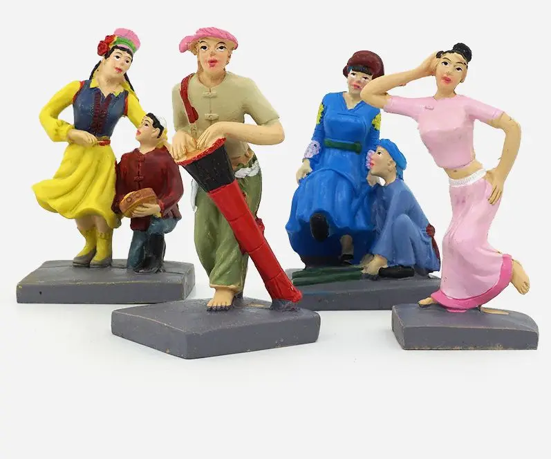 resin-model-figure-Psychological-sand-table-dance-figure-4pcs-set.jpg