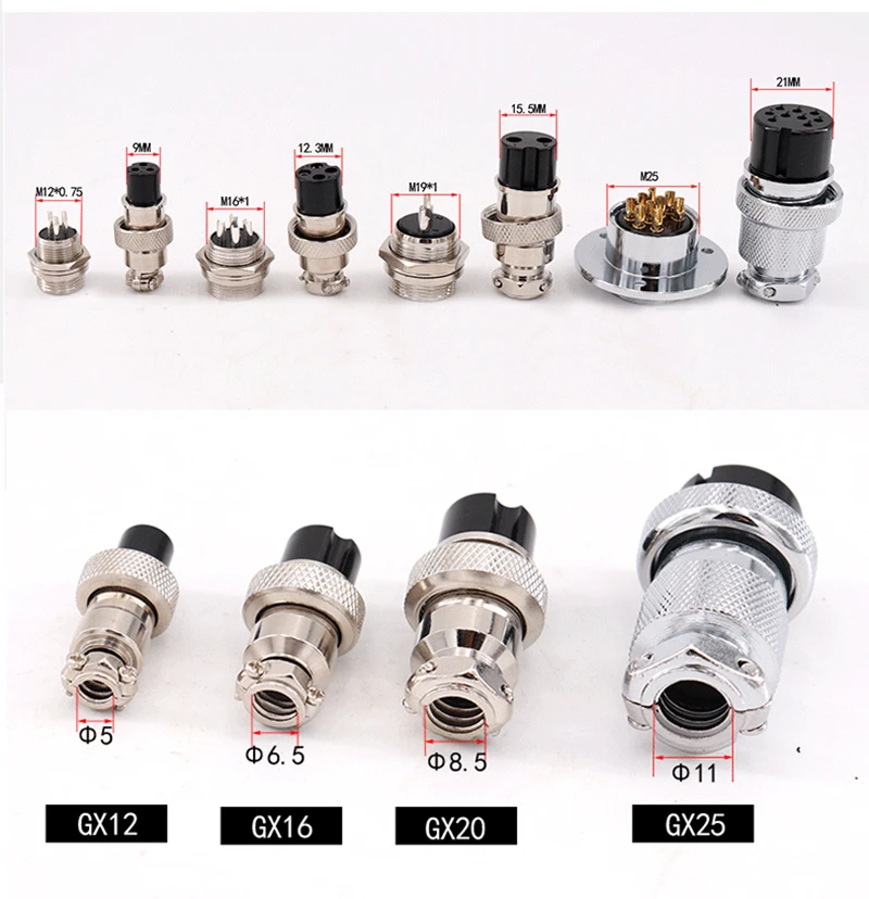 GX20 4 핀 6m 길이, 차폐, 1mm2 암 플러그 양쪽 방수 연장 케이블 항공 커넥터 전기 어댑터| | - AliExpress