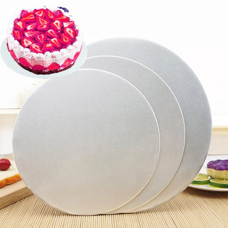 Meibum-10-40CM-Silver-Disposable-Cake-Circle-Base-Boards-Round-Coated ...