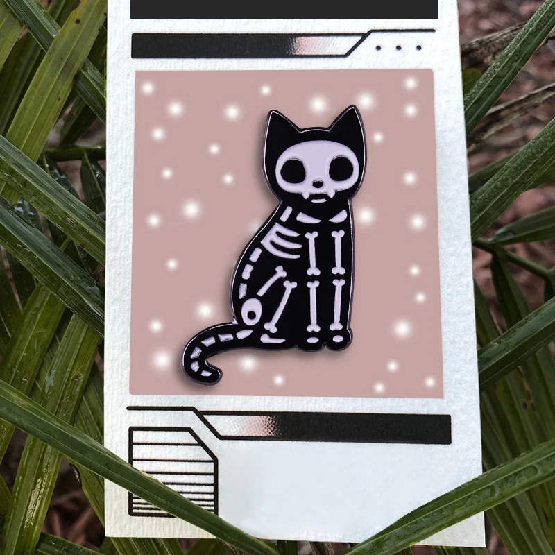 Cat Skeleton Art