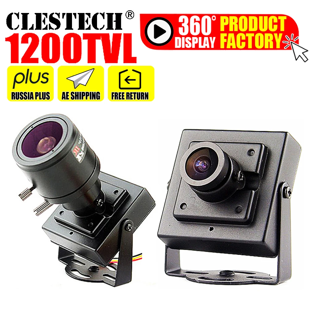 Super Small Real 1200tvl Cctv Hd Metal Mini Camera Security ...