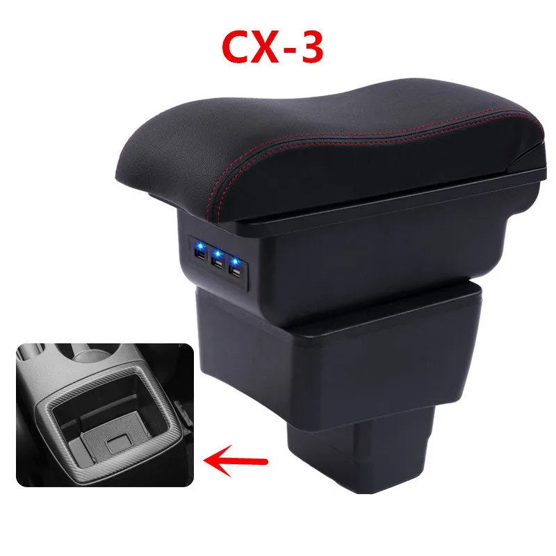 For Mazda CX 3 CX 3 CX3 armrest box central Store content box cup ...