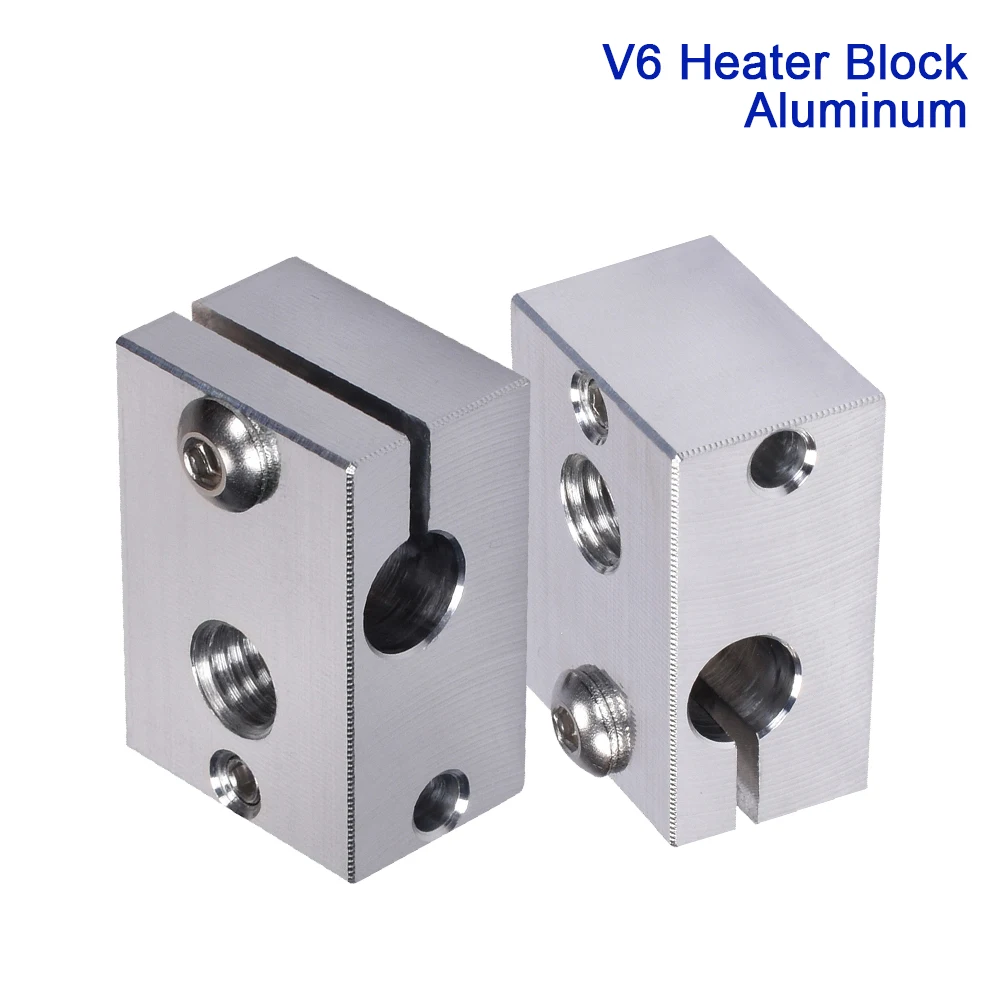 V6 Heater Block Aluminum High Quality For V6 J-head Hotend 3D Printer ...