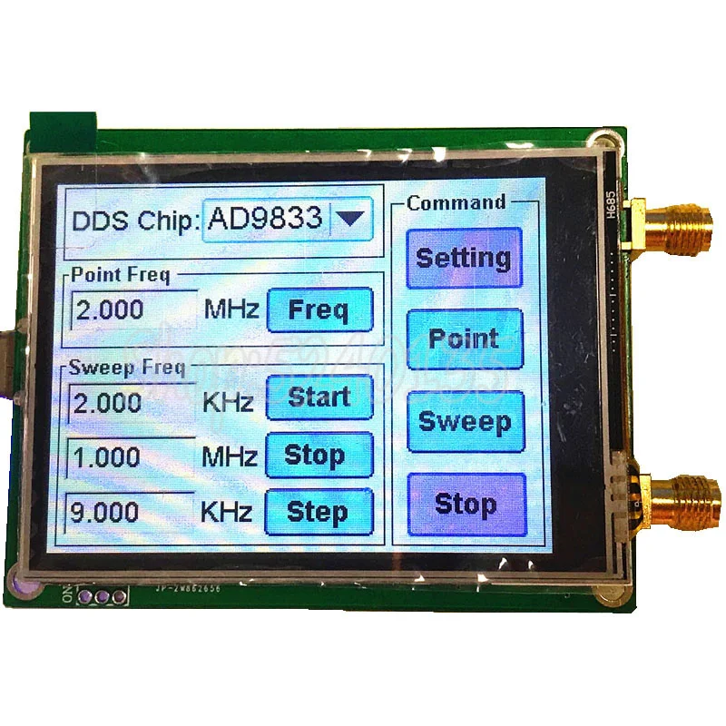 AD9833 full touch screen signal generator DDS signal source point ...
