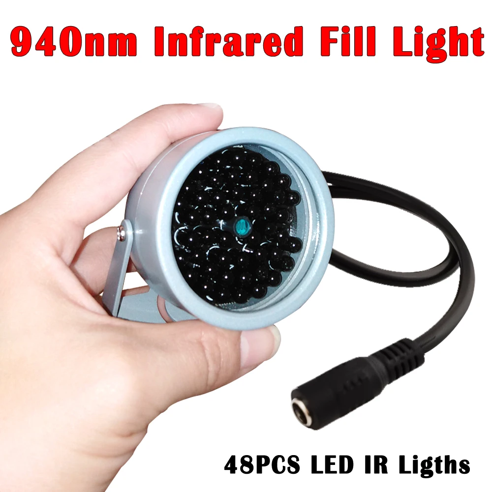 Mini Invisible illuminator 940nm Infrared 90 Degree Waterproof Fill ...