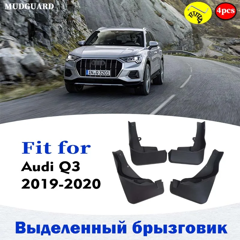 4 Pcs For Audi Q3 2019-2020 Mudflaps Fender Mudguard Splash Mud Flap ...