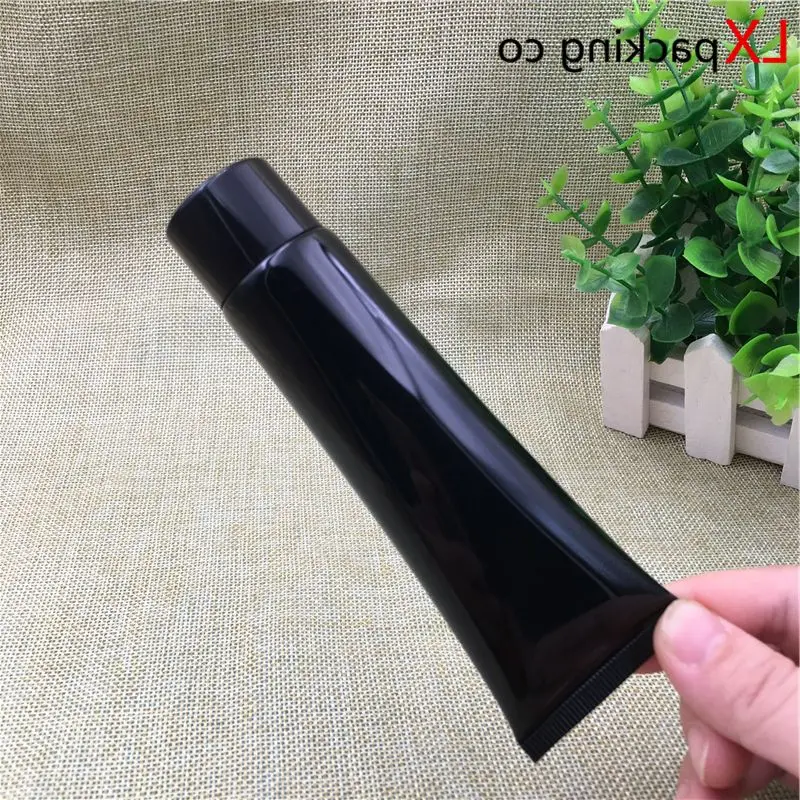 50PCS Free Shipping 5ML 50ML 60ML 100ML Black Plastic Tube Bottles 2 3. ...