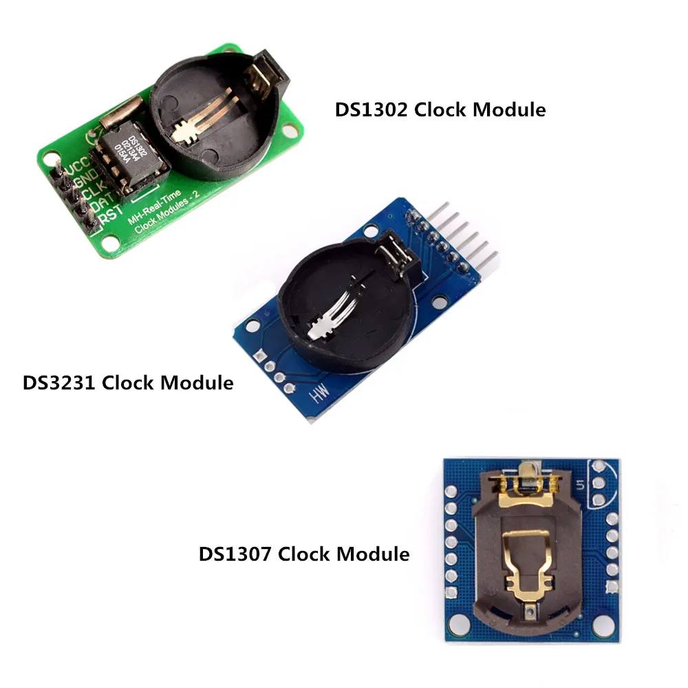 DS3231 AT24C32 IIC 모듈 DS1302 정밀 클록 모듈 DS1307 메모리 모듈 미니 모듈, 실시간 3.3V/5V ...