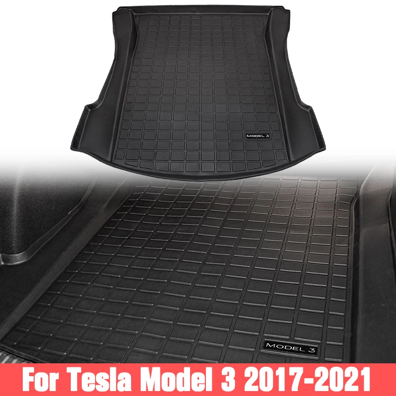 TPE-Car-Rear-Trunk-Mat-for-Tesla-Model-3-2017-2021-Waterproof ...