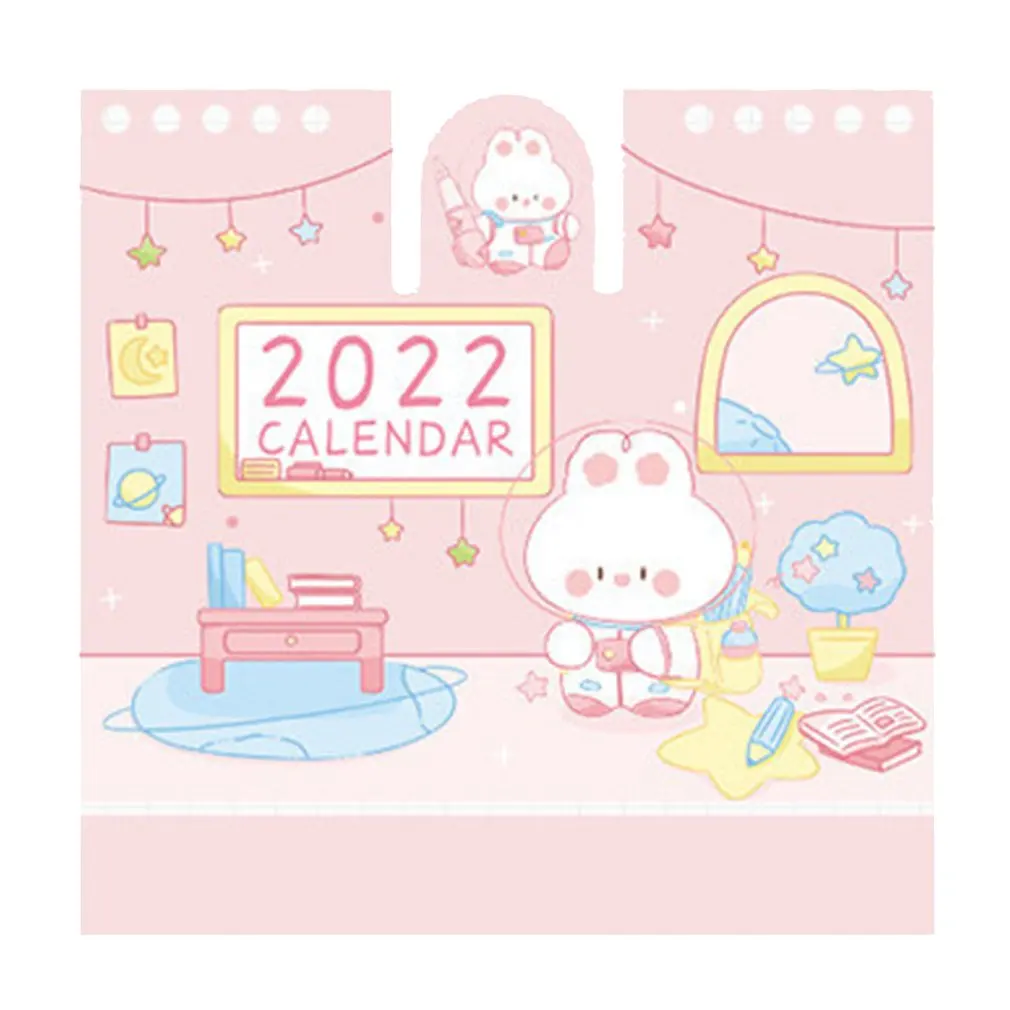 Cartoon Desk Calendar Decoration Desk Calendar 365 Days Daily Schedule ...