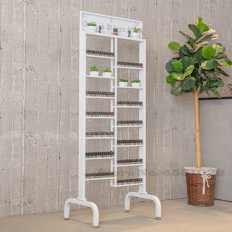 15-Nail-Polish-Display-Rack-Standing-Metal-Racks-for-Manicure-Beauty ...