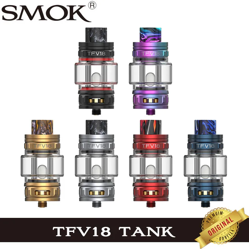 Original-SMOK-TFV18-Tank-7-5ML-Atomizer-Fit-TFV18-Mesh-Dual-Mesh-RBA ...