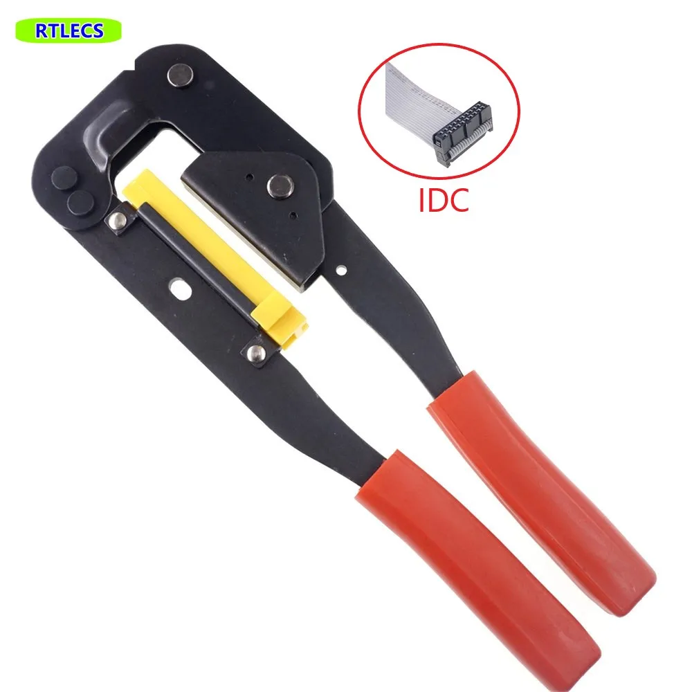 Flat Ribbon Cable Connector Fixture Idc Crimping Tool Diy - Connectors ...