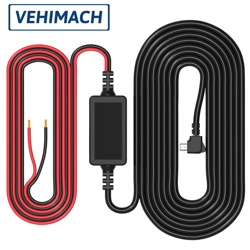 Car Dash Cam Wire 3.2m Mirror Dvr Hardwire Cable Kit Video Recorder 12 ...
