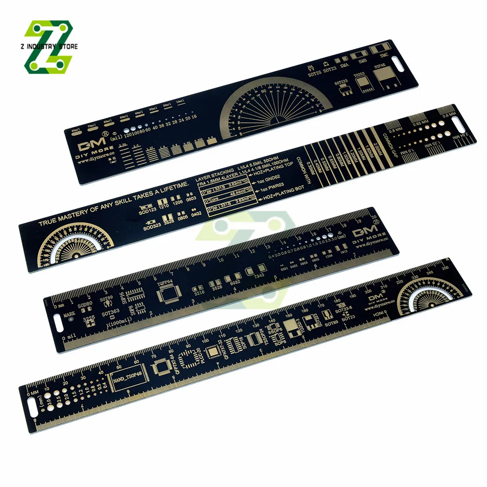 PCB-Ruler-For-Electronic-Engineers-Makers-Fans-PCB-Reference-Ruler-PCB ...