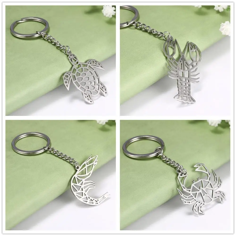 Lemegeton-Sea-Animals-Keychain-Lobster-Shrimp-Crab-Fish-Turtle-Key-Ring ...