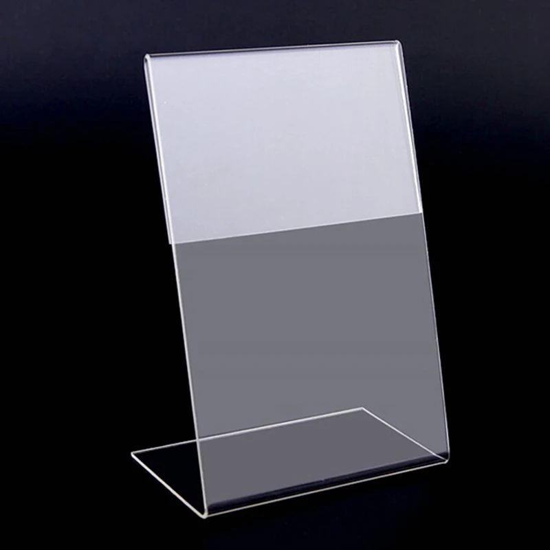 New-10pcs-lot-High-Quality-Clear-6x9cm-L-Shape-Acrylic-Table-Sign-Price ...