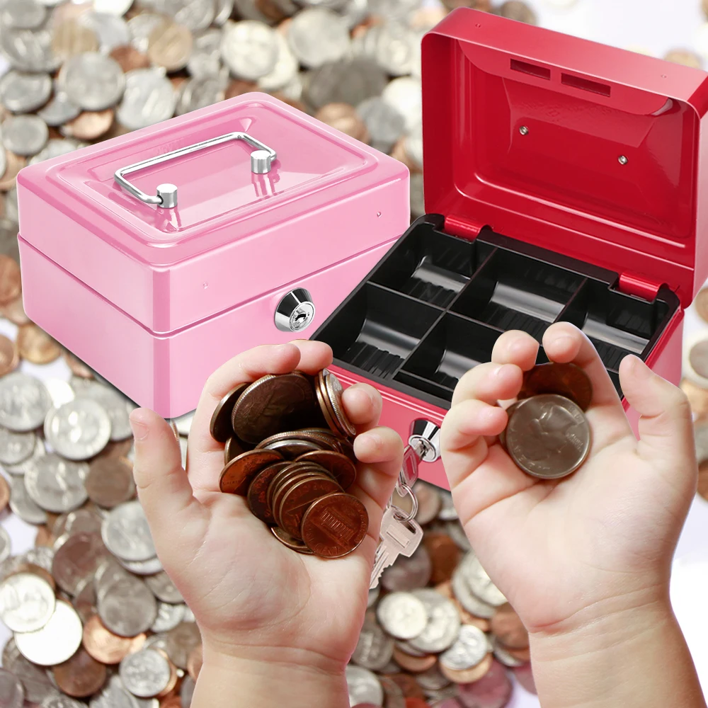 Mini ATM Money Box Creative Piggy Bank Password Digital Coins Cash ...