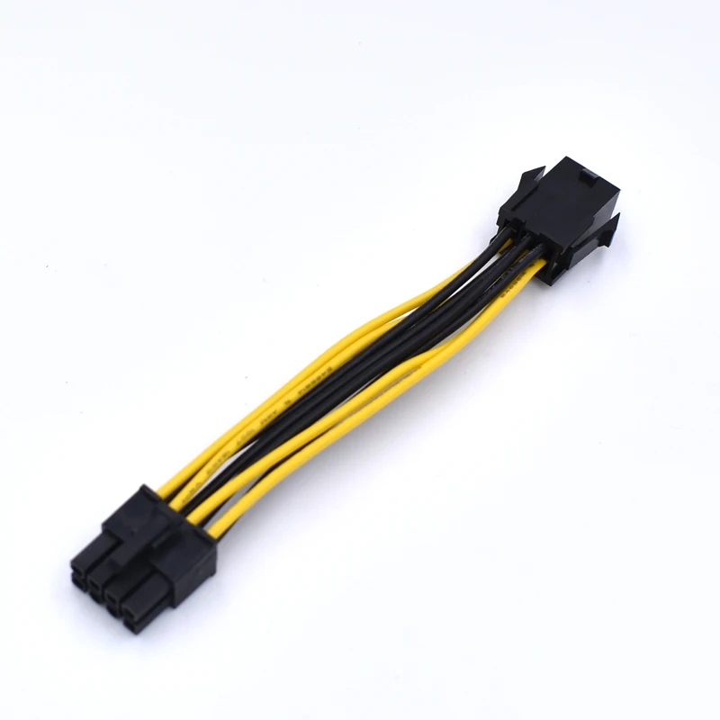 PCI-E feMale 6-Pin To ATX CPU EPS male 8-Pin Power Connector Adapter Cable
