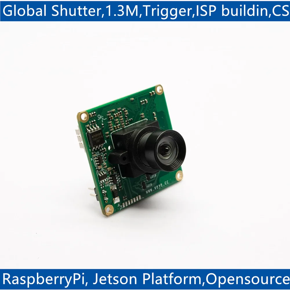 1.3MP Global Shutter MIPI CSI-2 Camera, CS-MIPI-SC132 for Raspberry Pi 4/3B+/3 and Jetson Nano ...