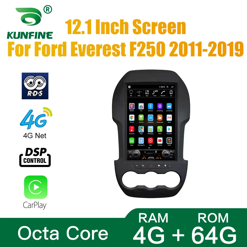 Tesla Screen Octa Core 4GB RAM 64GM ROM Android 10.0 Car DVD GPS Player ...