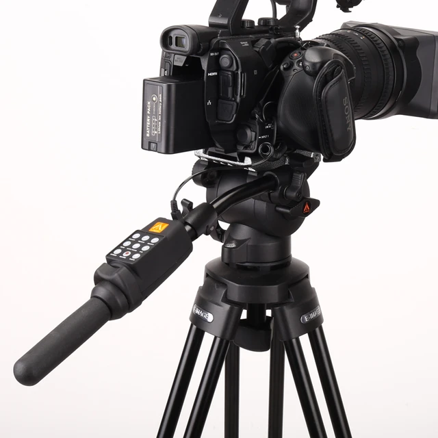 Digital Video Camera On Tripod