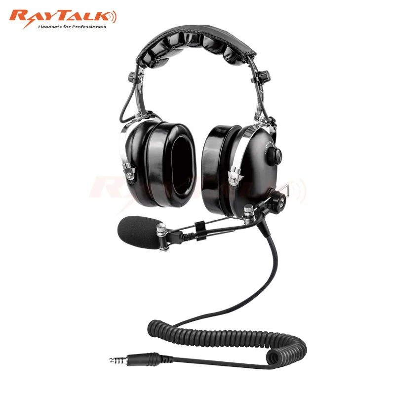 Helicopter Headset Pilot Headset, U174/U Plug, Noise Cancelling Mic ...