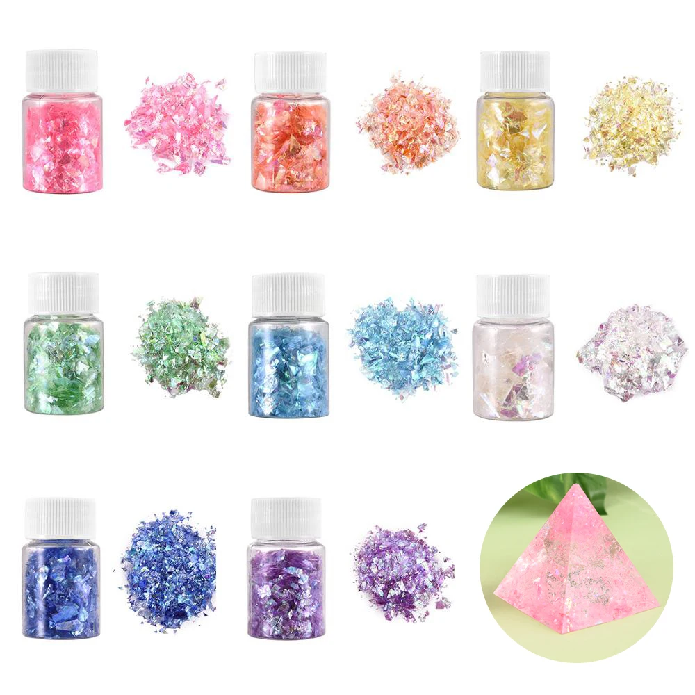 Fantasy Color Resin Fillers Sparkle Candy Paper Diy Uv Epoxy Resin Mold ...