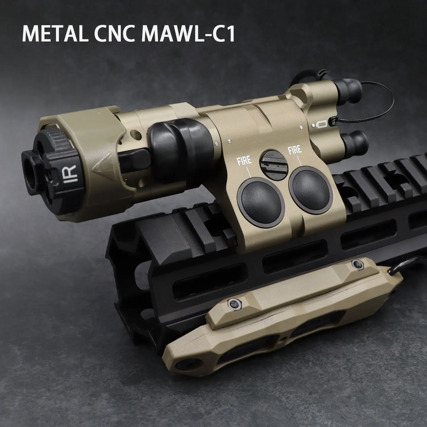Mawl-c1 Upgraded Milsim Airsoft Metal Cnc Version For Tactical Airsoft Ir / Visible Aiming Laser ...
