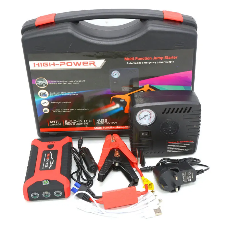 Car Jump Starter Kit And Air Compressor - Sokogala E-commerce
