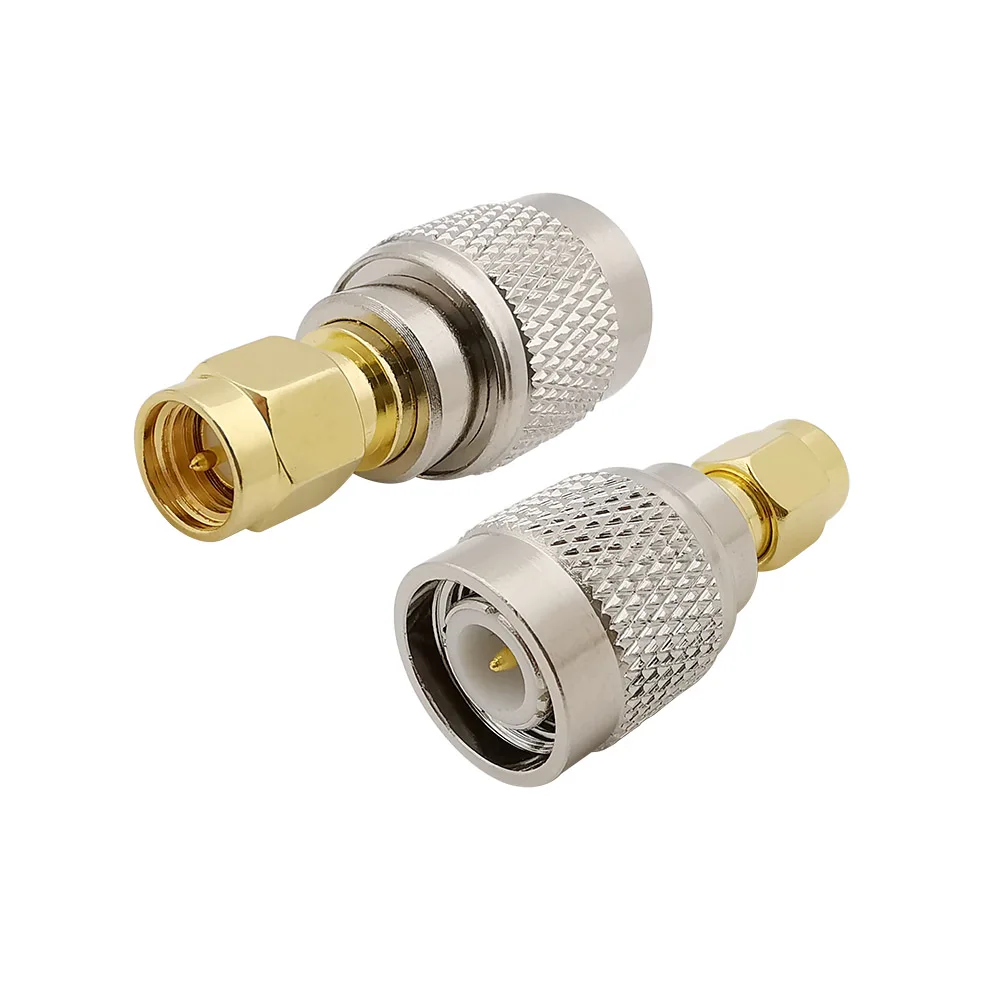 TNC Male to SMA Male RF Coaxial Adapter SMA to TNC Plug Coax Jack Connector