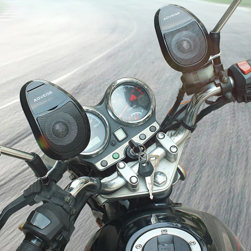 12V-Motorcycle-MP3-Player-USB-FM-Radio-Bluetooth-compatible-Llluminated ...