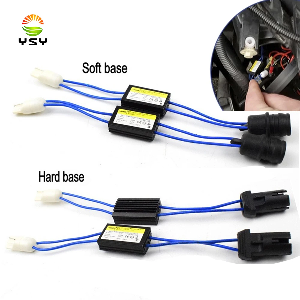 2Pcs-T10-12V-Car-LED-Decoder-OCB-Load-Resistor-Canbus-Cable-Decoders ...