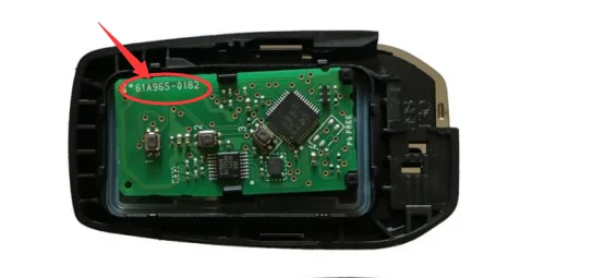 Original For Toyota HILUX FORTUNER 3Button Smart Remote Key FCC ID ...