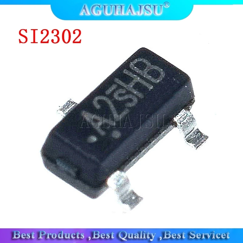 50PCS SI2302 SI2307 SI2301 SI2305 SI2306 SOT23 N channel enhancement mode field effect ...