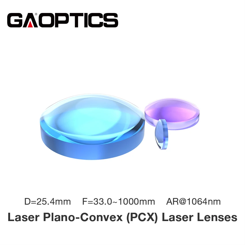 Corning-7980-1064nm-Optical-Plano-Convex-Laser-Lenses-Dia-25-4mm-FL-50 ...