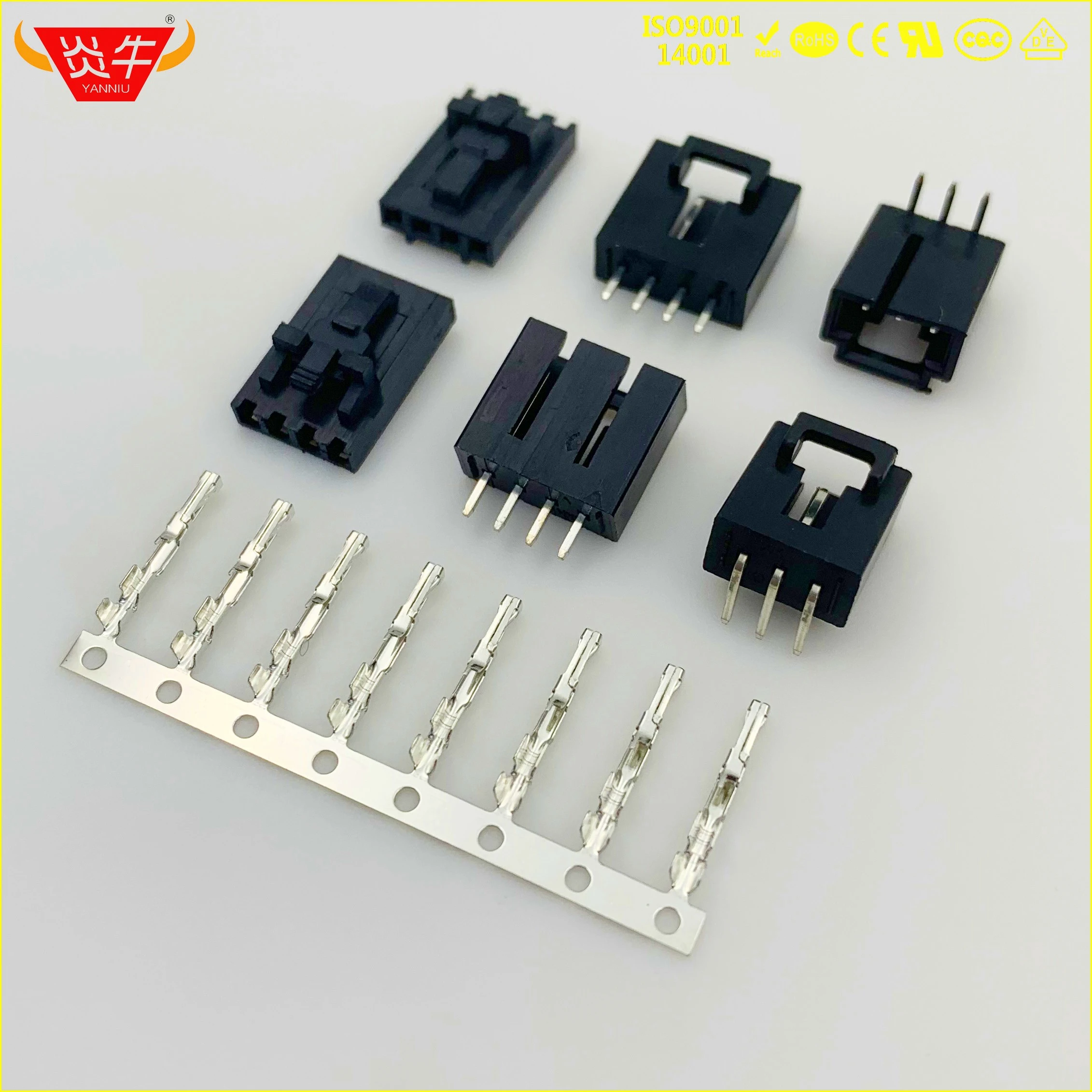Tjc8a 2.54 With Lock Dupont White Strip Connector 2.54mm Housing Wafer Terminal Hx25418-pt ...