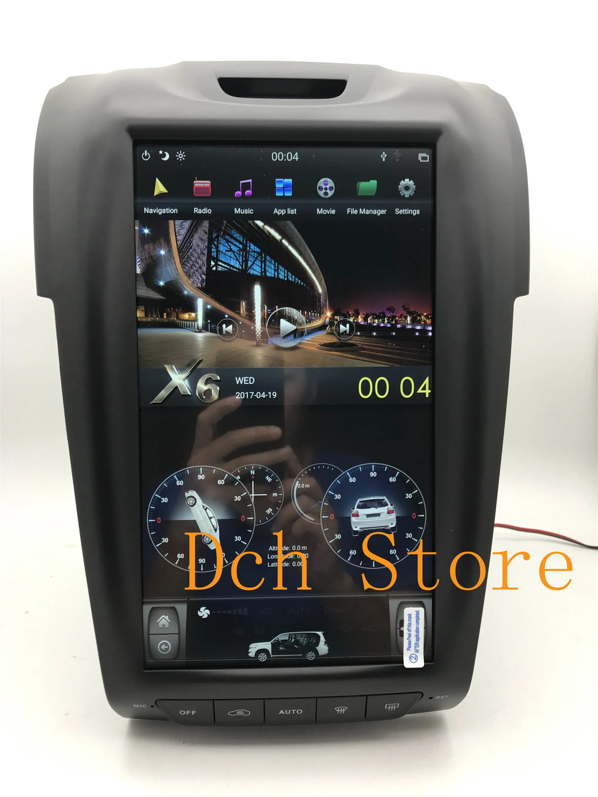 12,1 дюймов вертикальный tesla стиль Android 8,1 автомобильный dvd ...