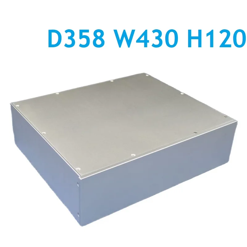 Sandblasted Aluminum Case W430 H120 D358 for DIY Amplifier Preamp Power ...