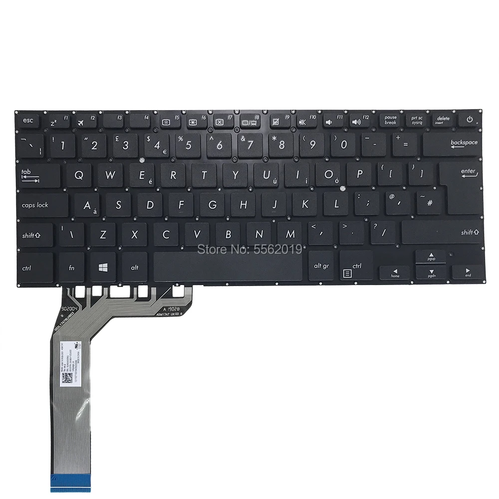 Klawiatura do notebooka UK GB z indyka dla ASUS Vivobook A407 X407 X407UF X407MA do laptopa cz ci oryginalne nowe 0KNB0 F103UK00 AliExpress