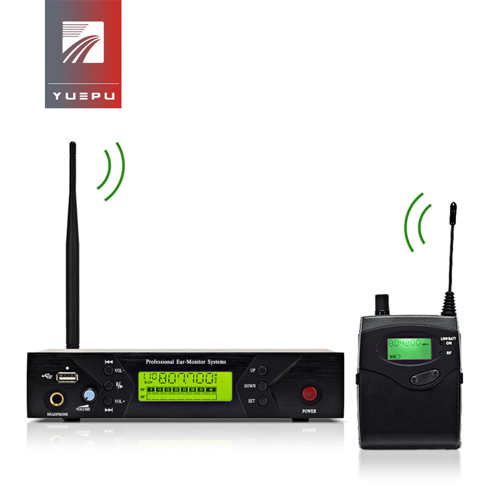 Yuepu Ru-510 Uhf Metal Housing Wireless Audio Monitoring System ...