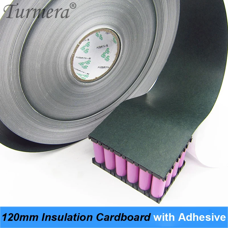 1m 120mm 18650 Battery Insulation Cardboard with Adhesive for 18650 ...
