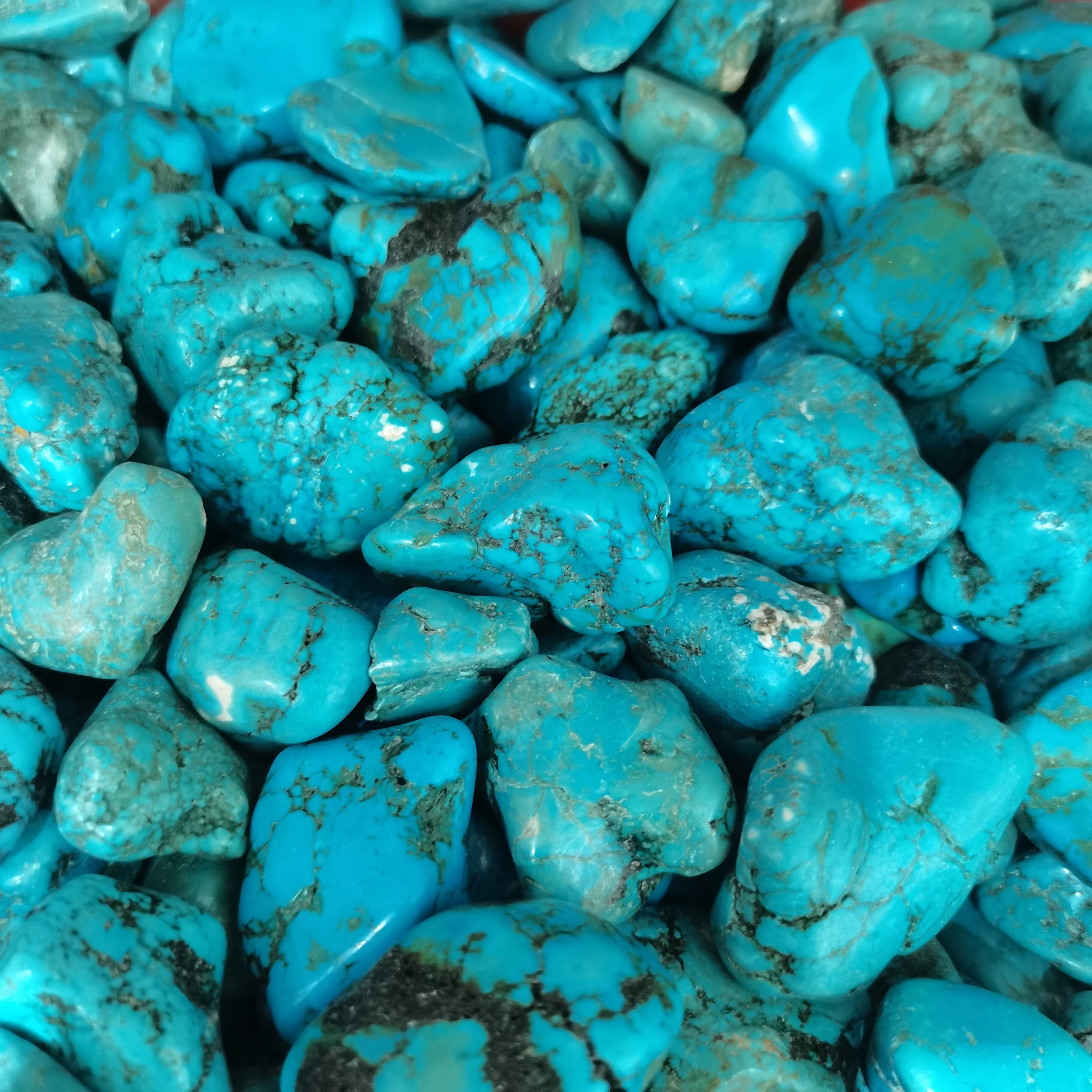 500g-Natural-Green-Turquoise-Tumbled-Stone-Kallaite-Healing-Crystals ...