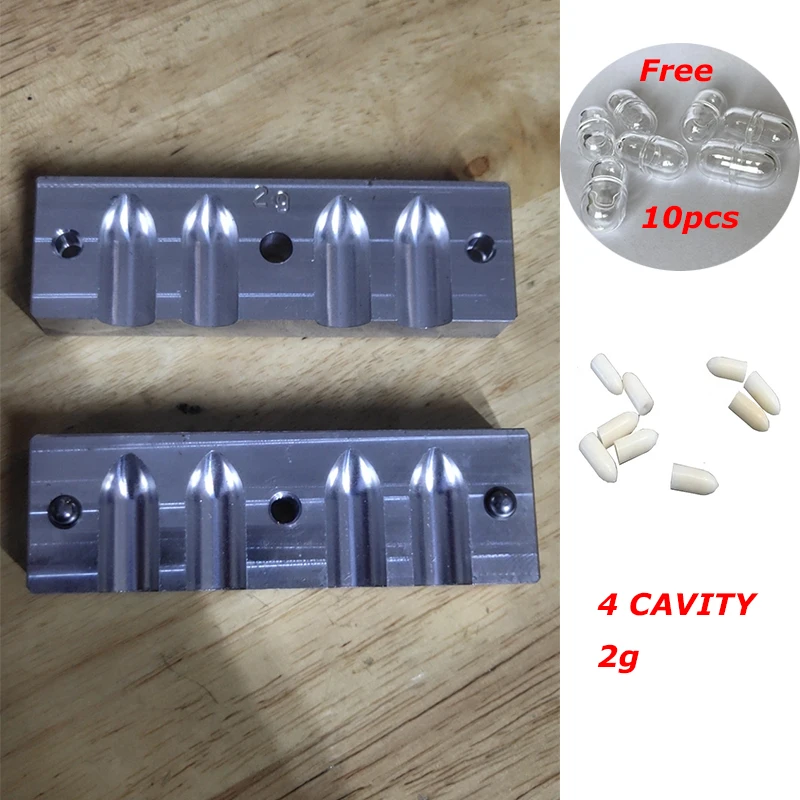 ALUMINUM SUPPOSITORY MOLD, 4 CAVITY,Homemade Reusable Suppository Mold ...