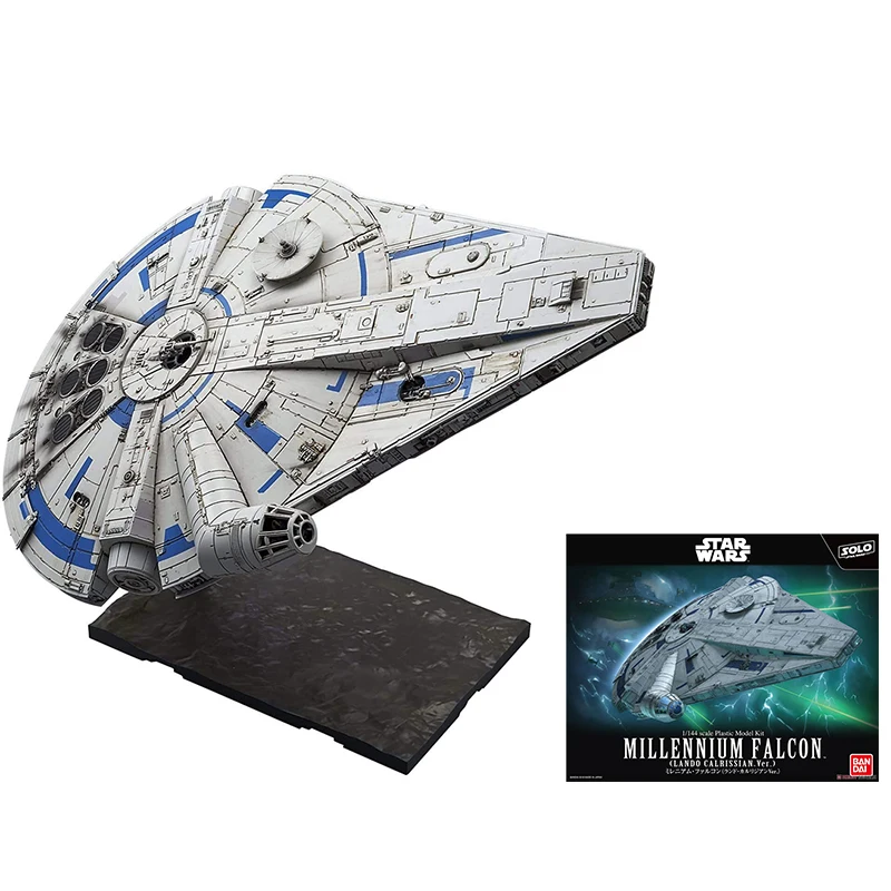 Bandai Star Wars Figure Robot Toy 1/144 Millennium Falcon Assembly ...