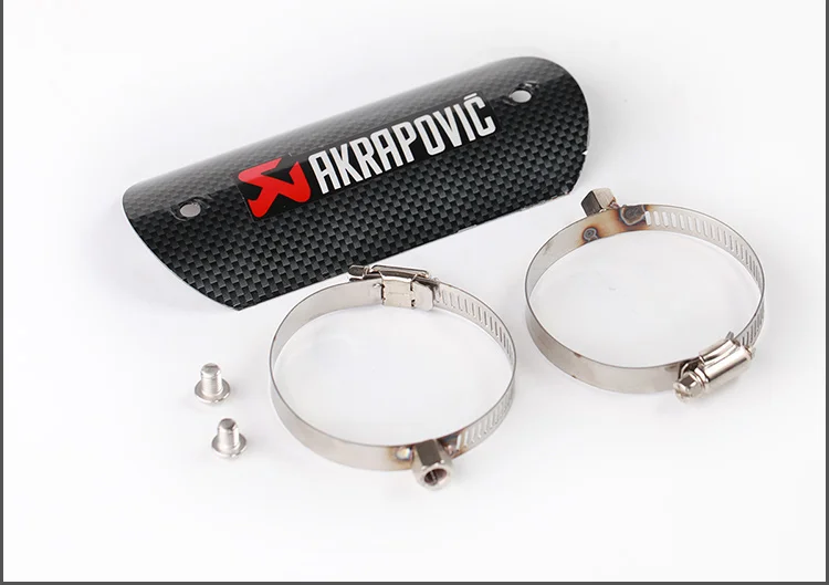 Motorcycle SC Akrapovic gp project Exhaust Muffler Cover Carbon Fiber ...