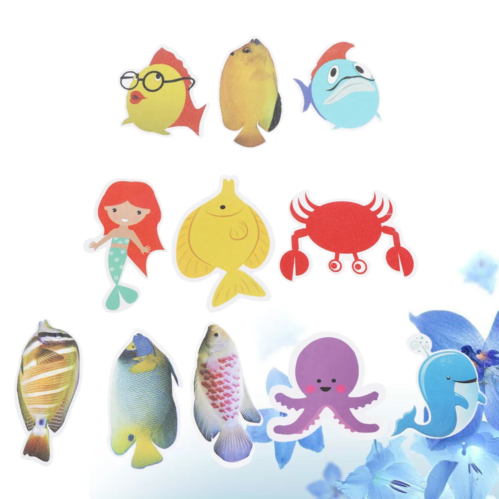 11pcs Useful Bathroom Anti slip Stickers PVC Waterproof Sticker Durable ...